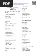 Level B: Unit 1 Vocabulary Answers | PDF