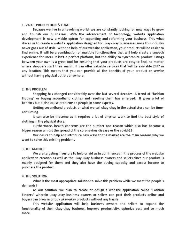 Script For Pitching Video | PDF | Sales | Business