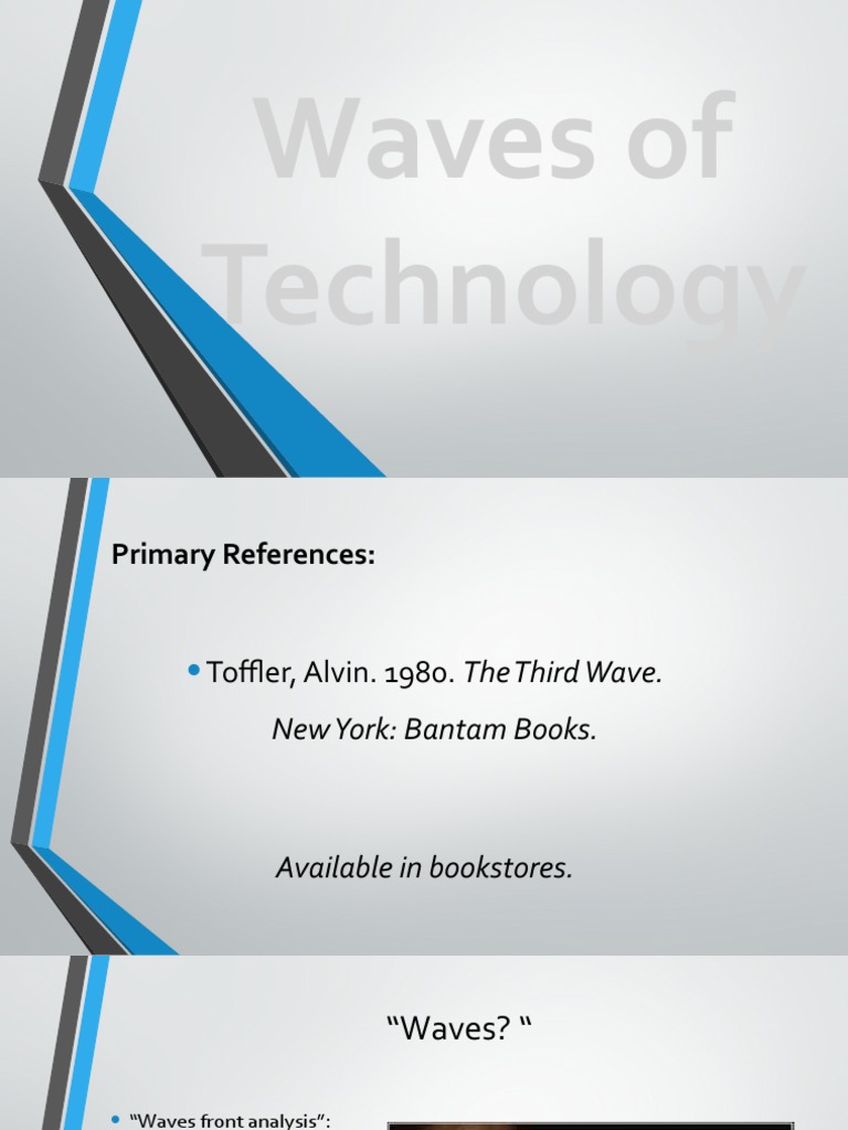 Waves of Technology | PDF | Agriculture | Industrial Revolution