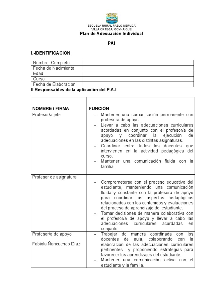 Pai 2022 | PDF | Evaluación | Maestros