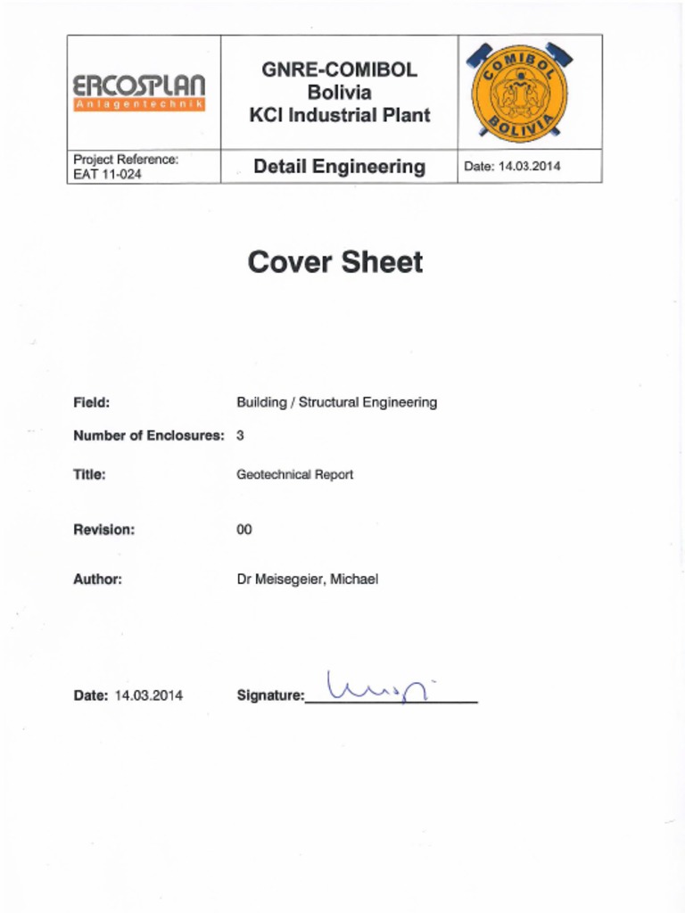 Encl-3 EAT-11-024 Subsoil and Geotechnical Report PDF | PDF | Young's Modulus | Earth Sciences