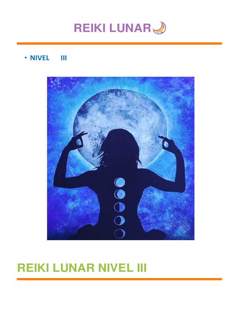 Reiki Lunar Nivel 3: Sanación Femenina | PDF | Luna | Reiki