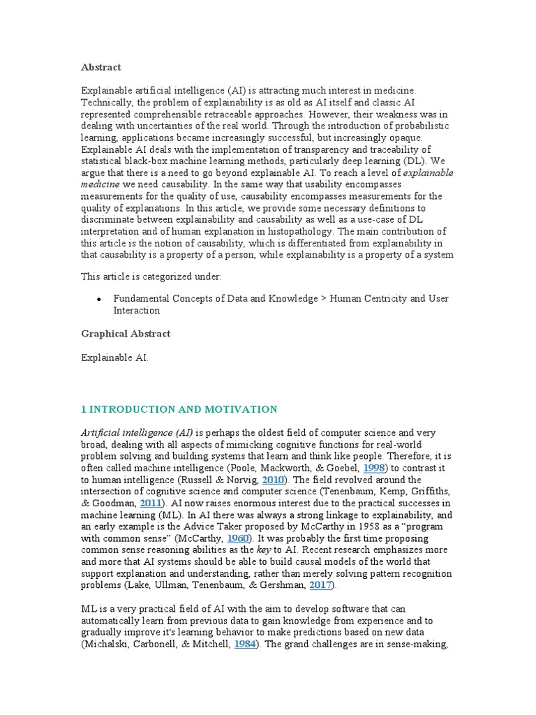 Ai in Medicine Real | PDF | Machine Learning | Artificial Intelligence