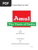 Amul Organisation Structure | PDF | Milk | Cooperative