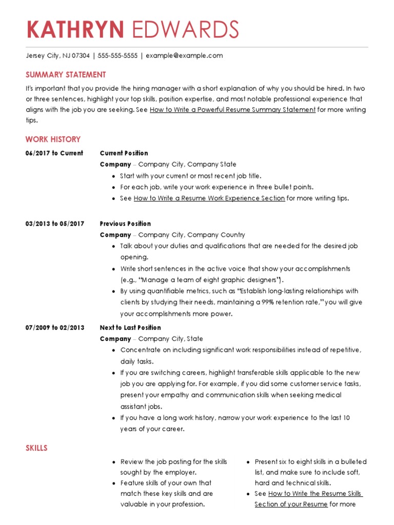 Kathryn Edwards: Experienced Marketing Professional | PDF | Résumé ...