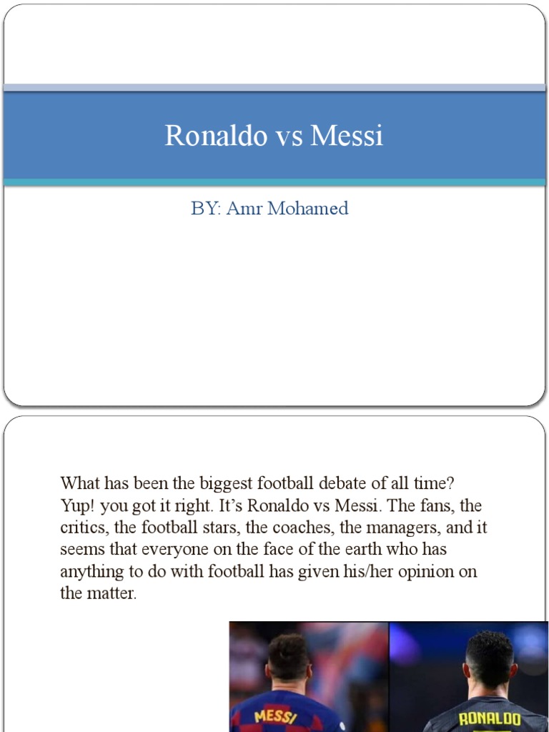 Messi vs Ronaldo: Key Comparisons | PDF