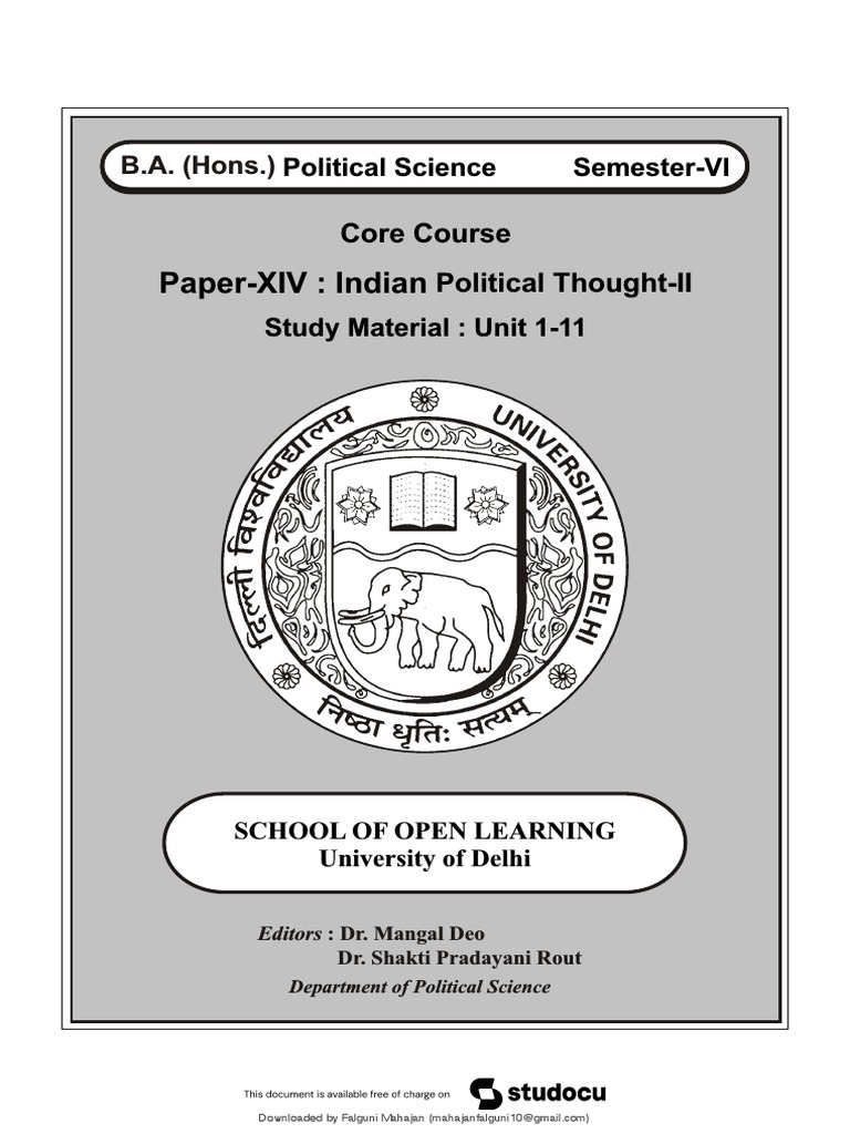 Swami Vivekananda's Political Ideas | PDF | Swami Vivekananda | Mahatma ...