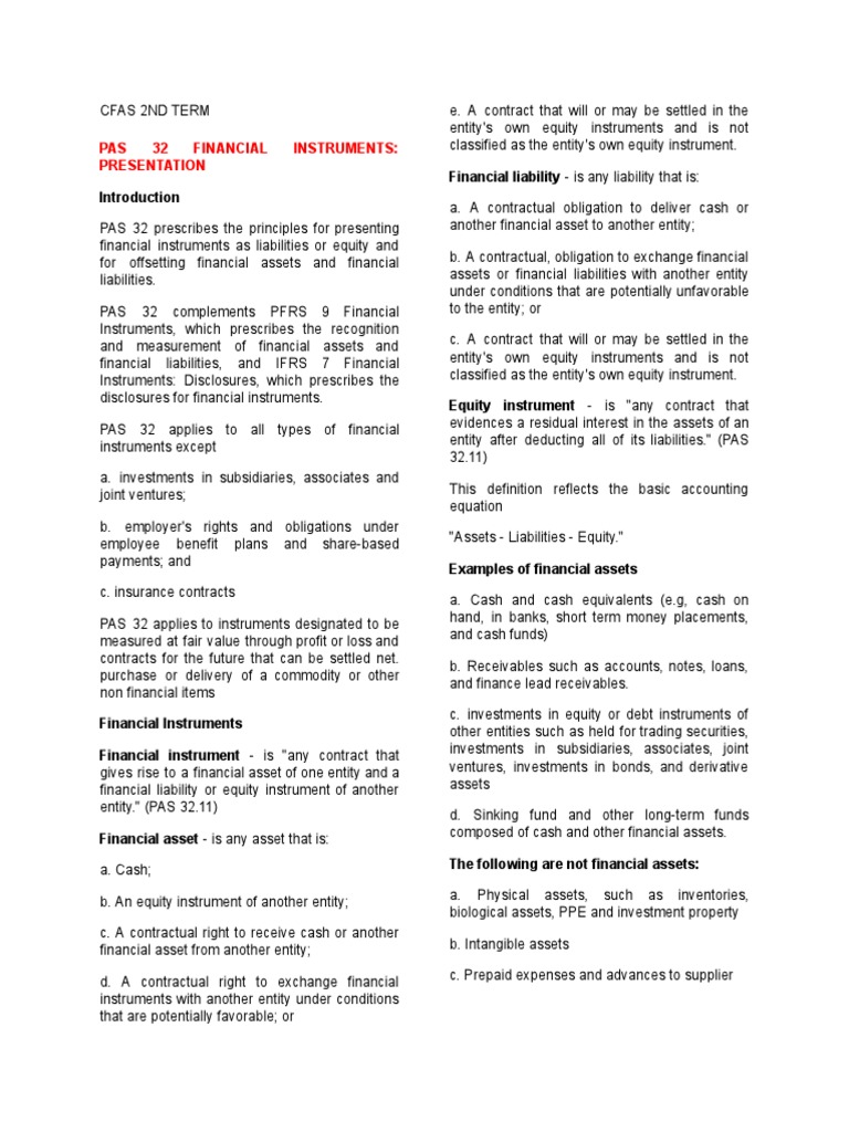 Cfas 2ND Term Finals PDF | PDF | Equity (Finance) | Stocks