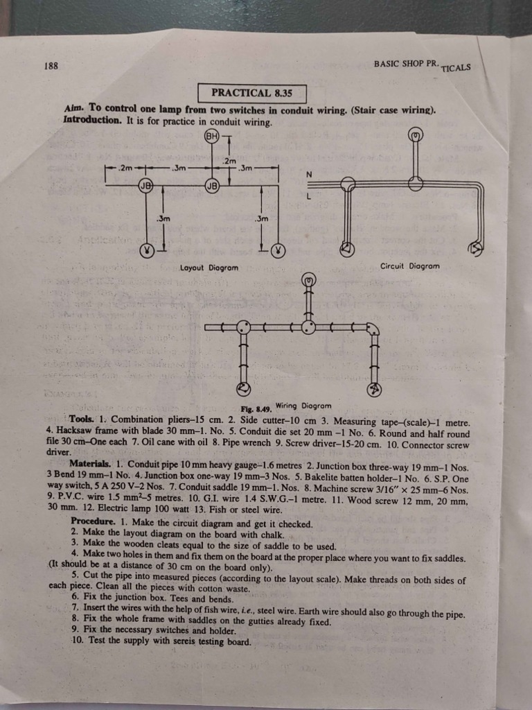 List of Material of Two Way Switch, JJ | PDF
