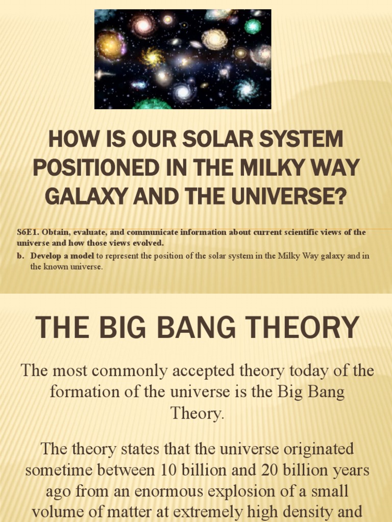 Unit 1 - Milky Way Helio Geo PPT | PDF | Milky Way | Universe