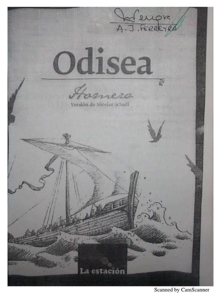 A Odisea - Nicolás Schuff PDF | PDF