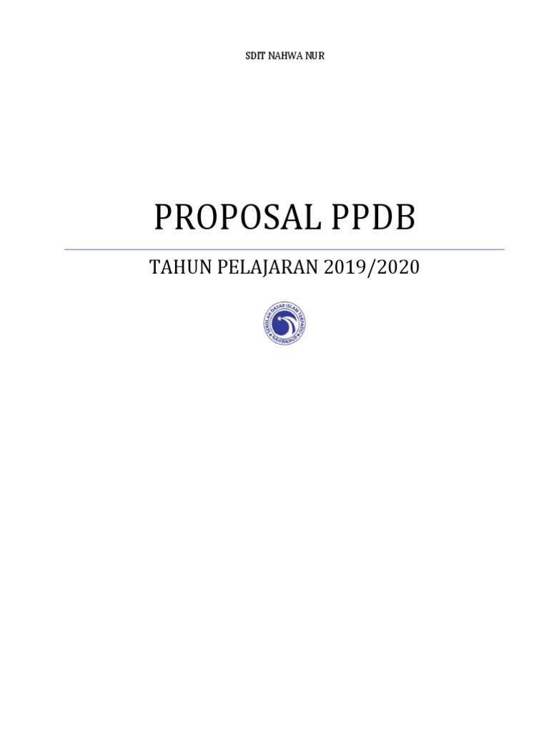Proposal PPDB 2019 | PDF | Karier & Perkembangan | Ilmu Sosial
