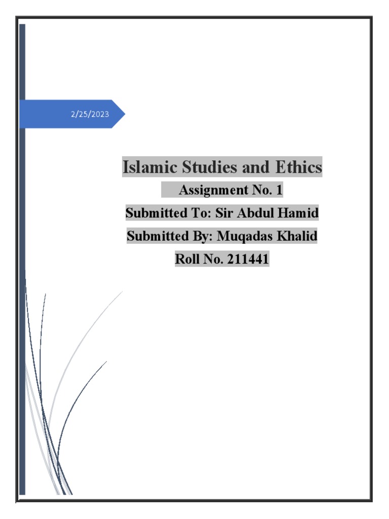 Islamic Studies 1 | PDF | Muhammad | Prophets And Messengers In Islam