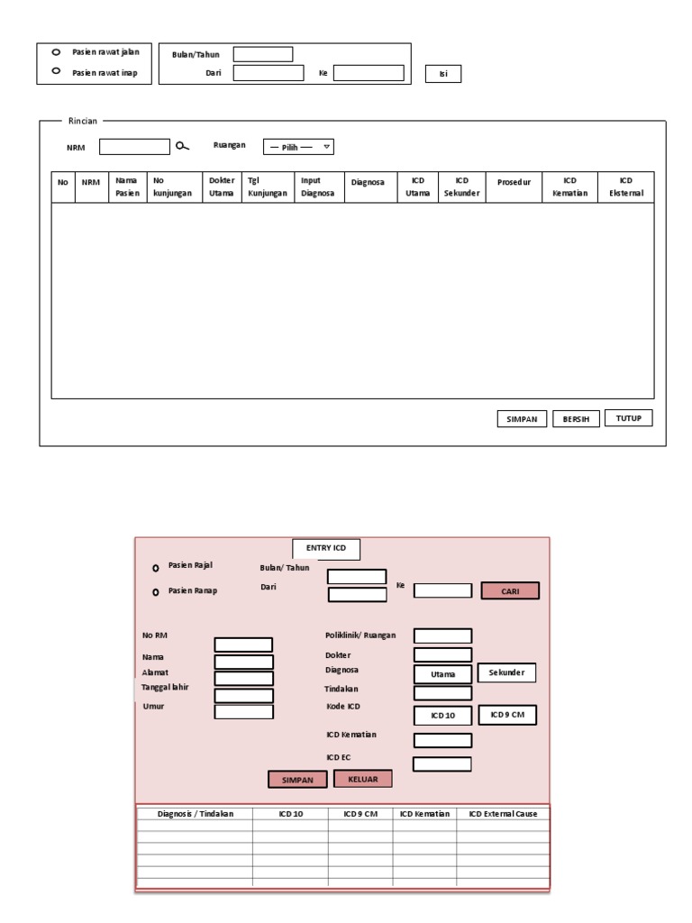 Desain Formulir Elektronik | PDF