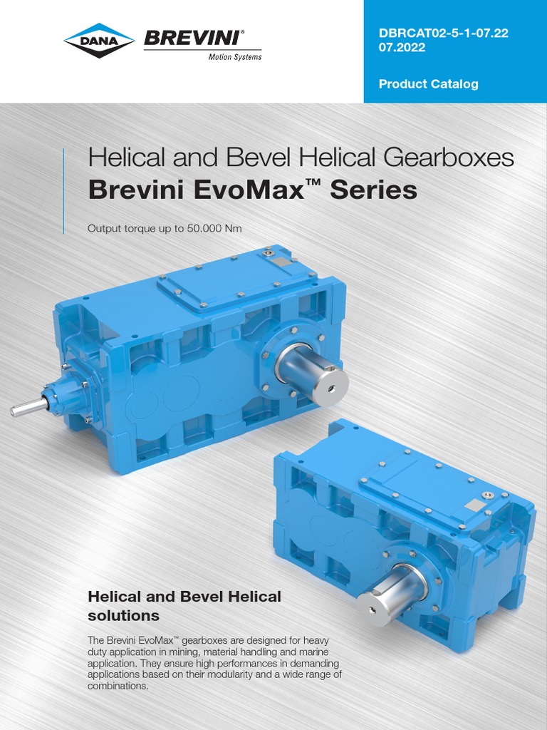 Brevini EvoMax Series PDF | PDF | Gear | Electric Motor