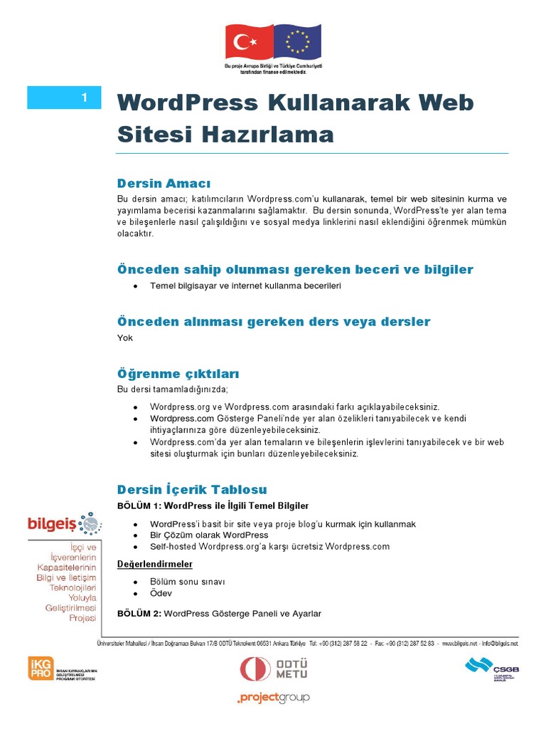 13 Wordpress Ders Izlencesi PDF | PDF