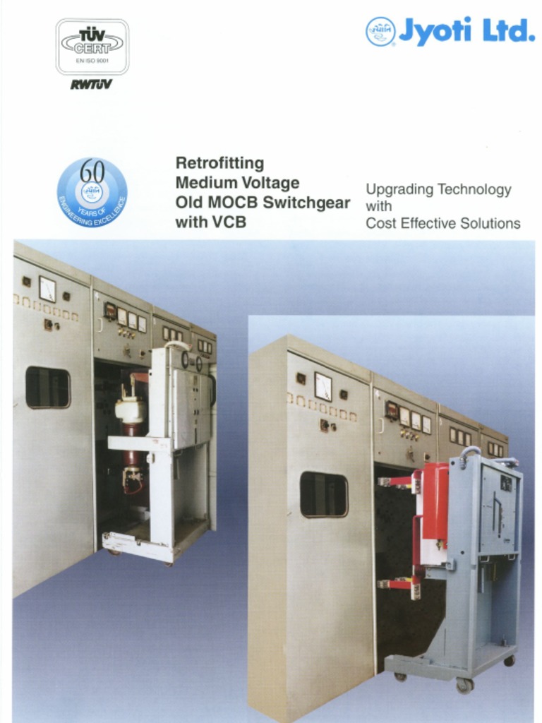 Retrofitting Medium Voltage Old MOCB Switchgear With VCB | PDF