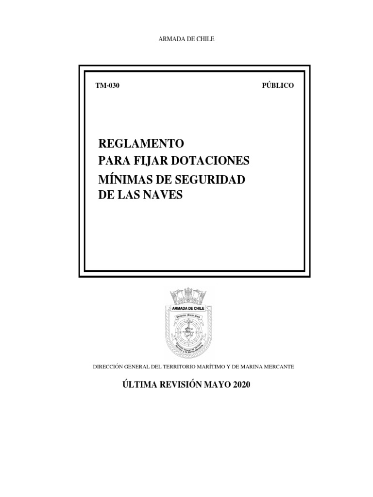 TM 030 Actualizado Nov 2020 | PDF | Envío | Gobierno