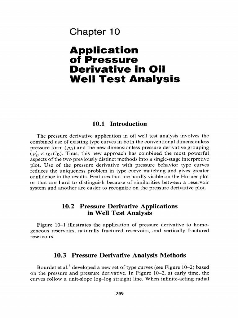 Pressure Derivative Applications in Well Testing | PDF | Petroleum ...