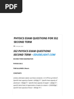 WAEC Physics Practical Questions and Answers 20232024 (Complete ...