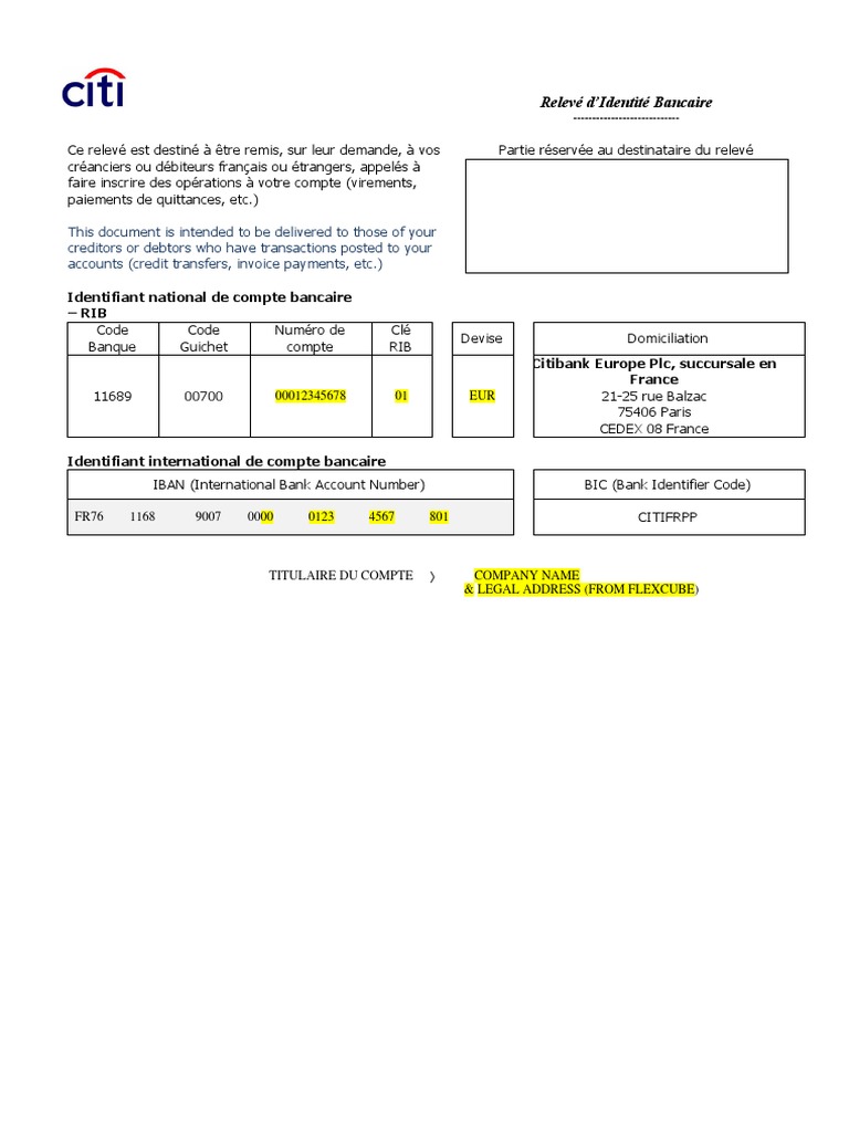 Account Confirmation Letter Template WE Branch Paris | PDF