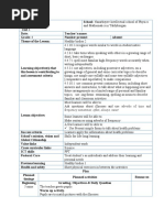 Doctors Visit Lesson Plan 2 | PDF | Vocabulary | Question