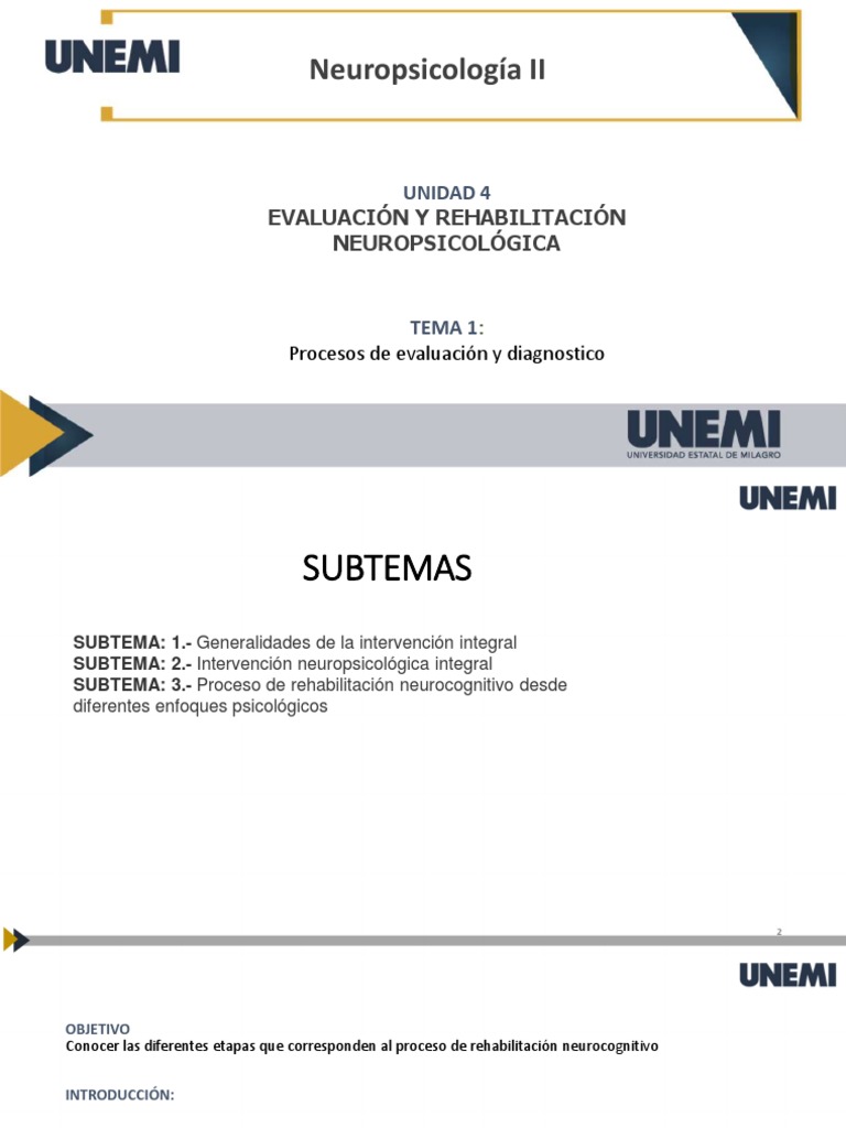 Unidad 4 Neurop PDF | PDF | Neuropsicología | Atención