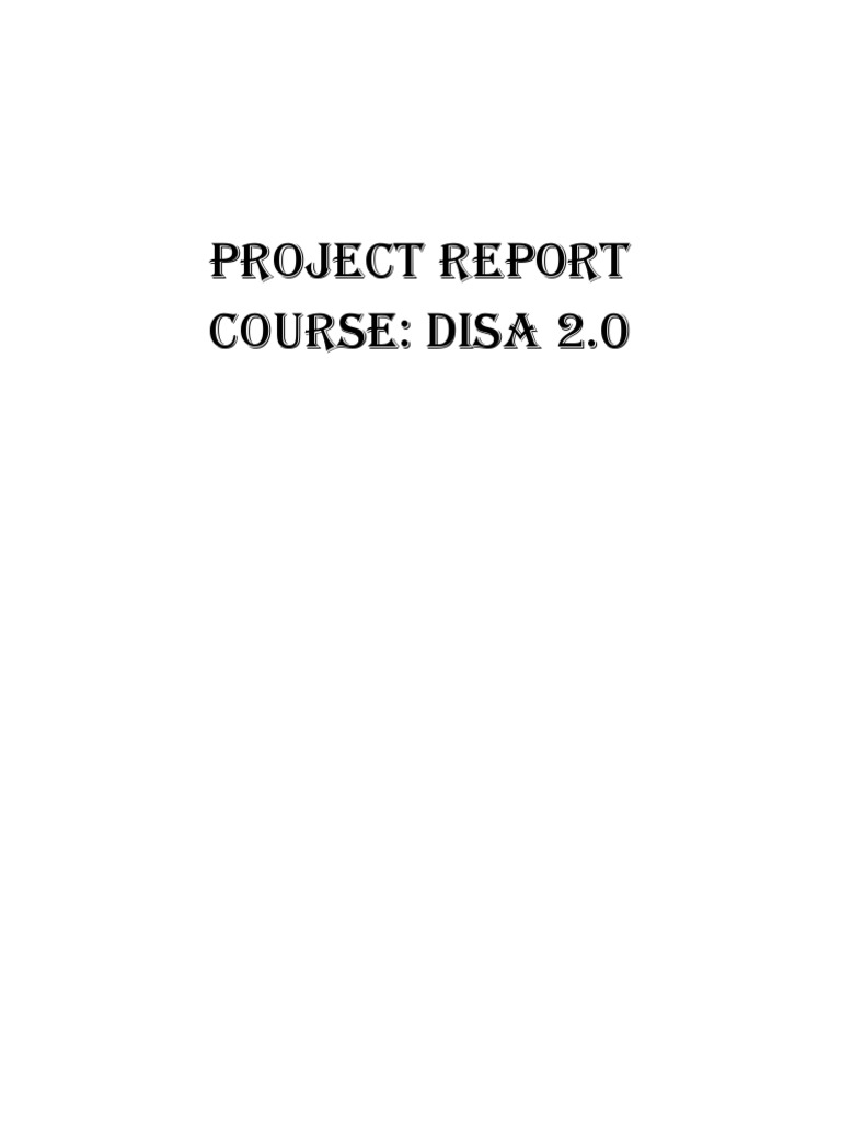 DISA Project Final-1 | PDF | Information Security | Computer Security
