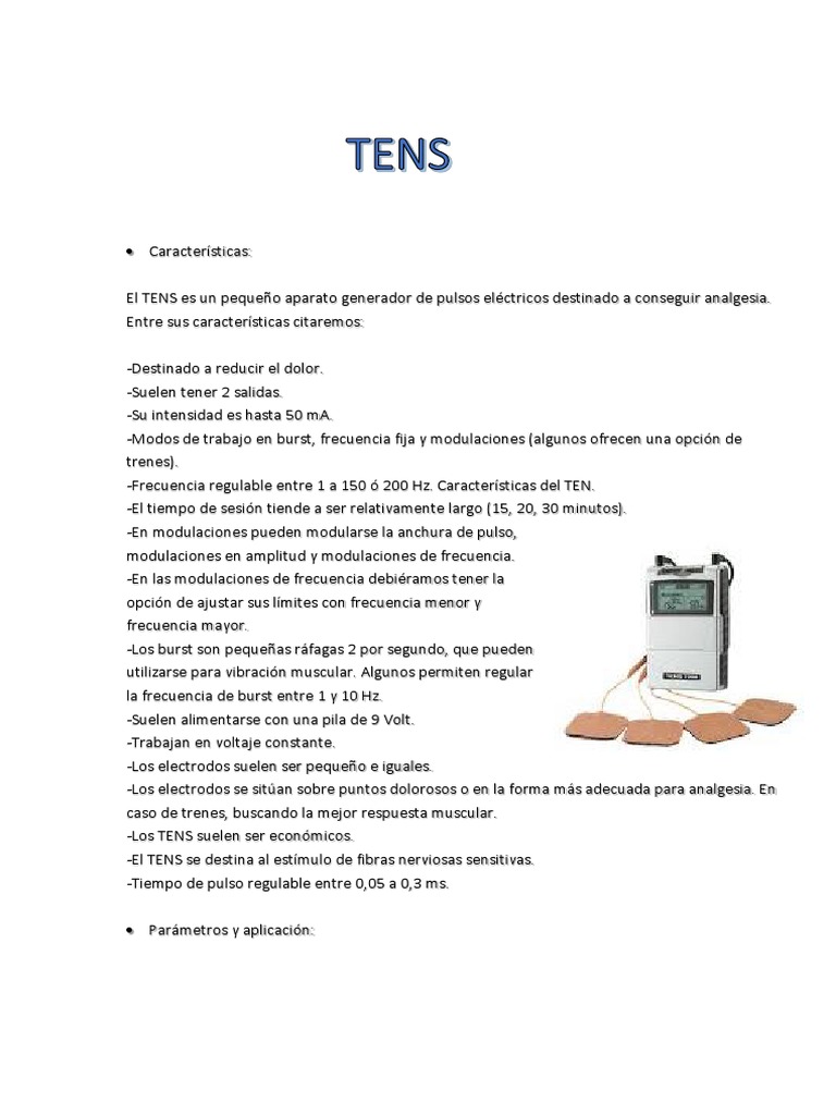 TENS | PDF