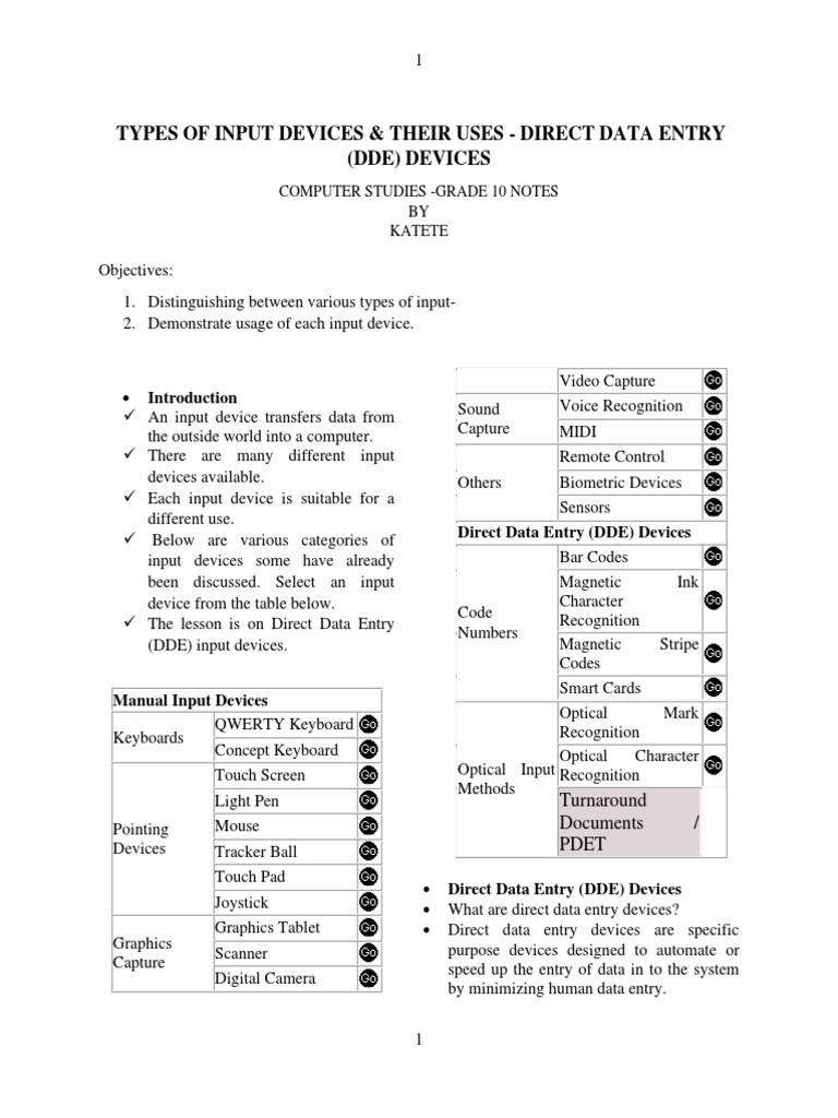 1.input Dde PDF | PDF | Computer Keyboard | Barcode