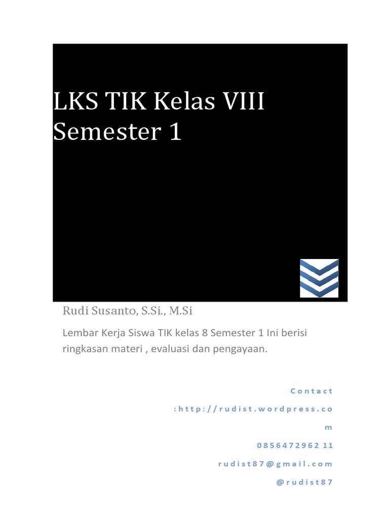 Lks Tik Kelas Viiia - Rudi Susanto | PDF