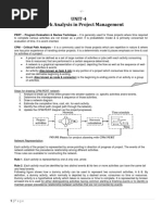 Unit 2 - PERT and CPM Numericals | PDF | Systems Science | Applied Mathematics