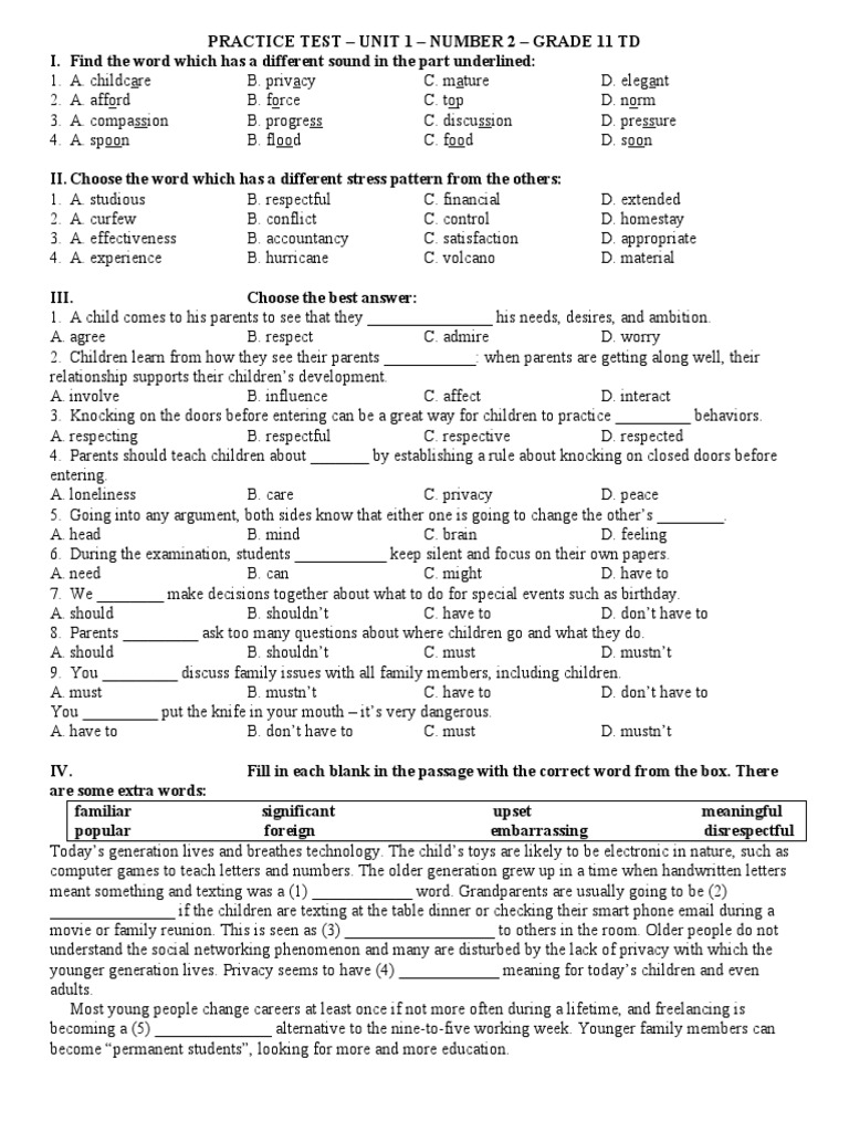 Unit 1. Generation Gap | Download Free PDF | Privacy | Social Psychology