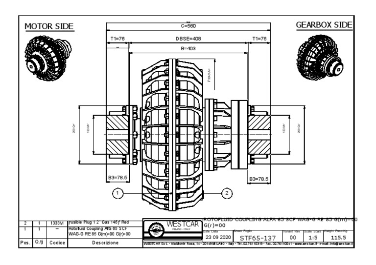 10.5 Plano Acople Hidraulico Alfa 65 SCF Wag-G | PDF