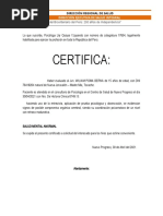 Certificado Psicológico | PDF