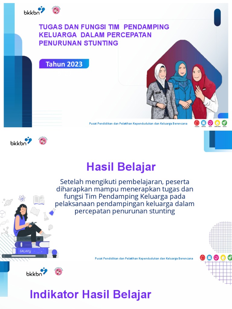 Tugas Tim Pendamping Keluarga Stunting | PDF