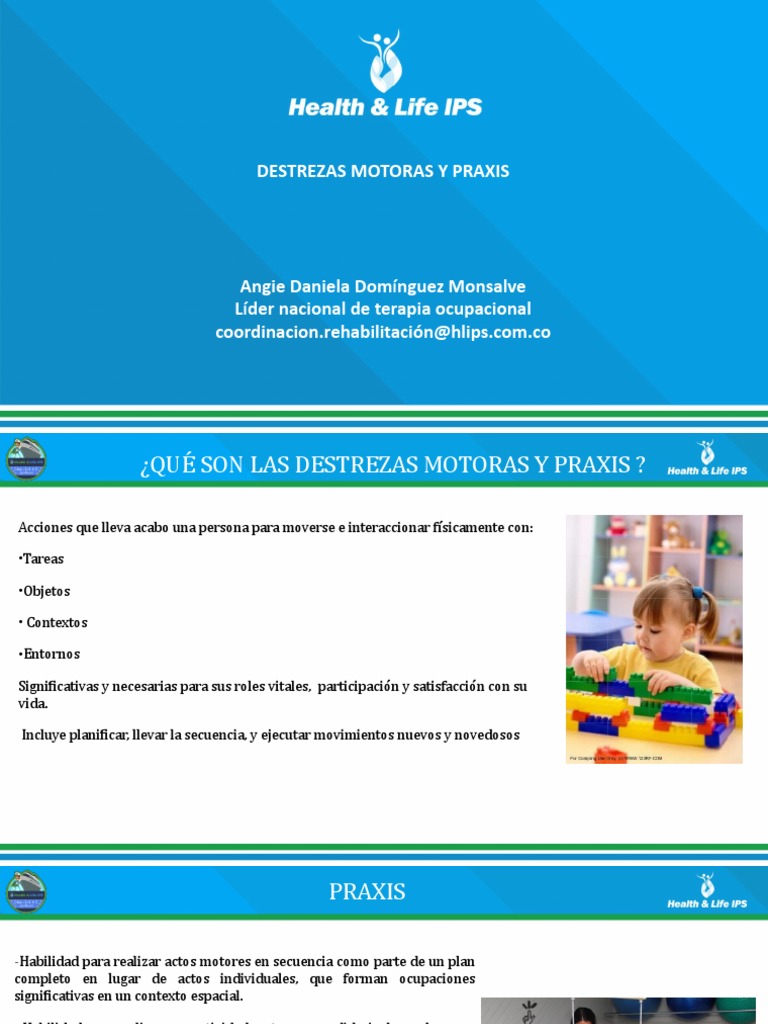 Destrezas Motoras y Praxis | PDF | Fuerza