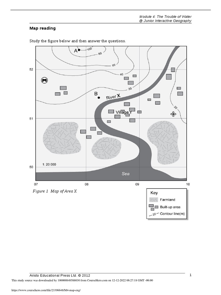 Geography Module 4 Map Reading Student Version | PDF | Geography ...