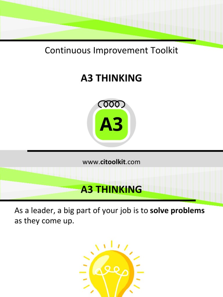 Problem Solving A3 | PDF | Thought | Goal