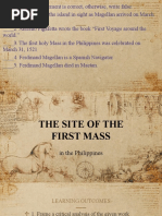 Evidences of The First Mass in The Philippines in Masao, Butuan | PDF