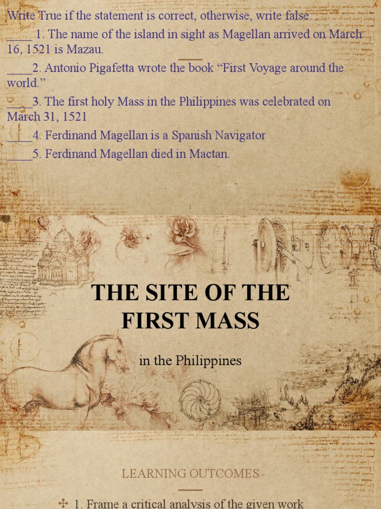 First Mass | PDF