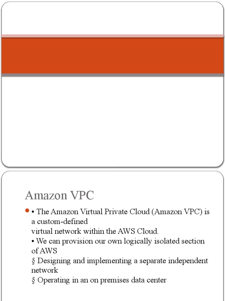 Understanding Amazon VPC Components | PDF | Technology & Engineering