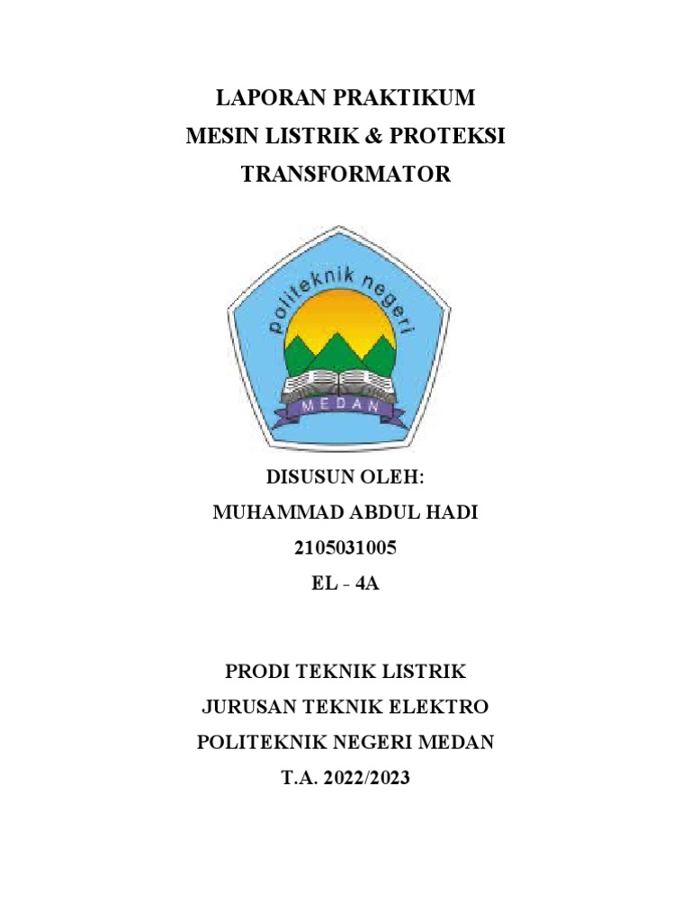 Praktikum Transformator Teknik Listrik | PDF | Sains & Matematika
