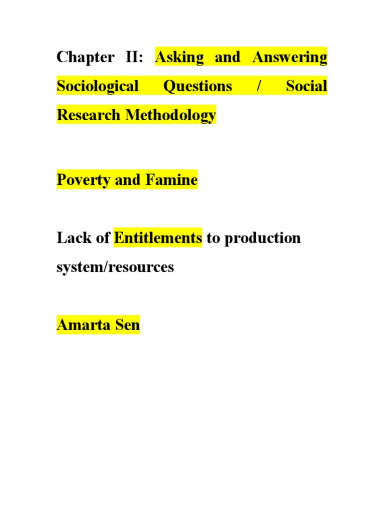 Chap. II | PDF | Survey Methodology | Theory