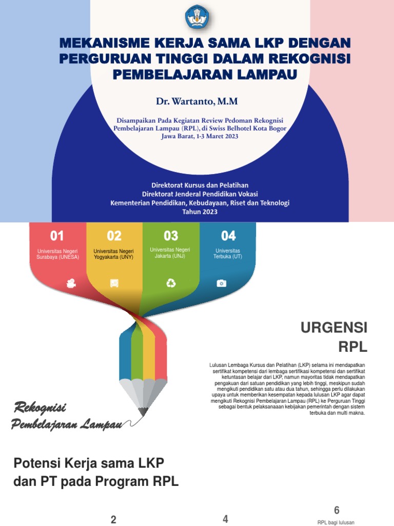 MEKANISME KERJA SAMA RPL dan PT | PDF