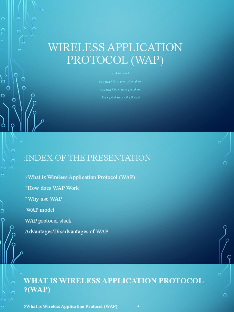 Wireless Application Protocol (Wap) | PDF | Technology & Engineering