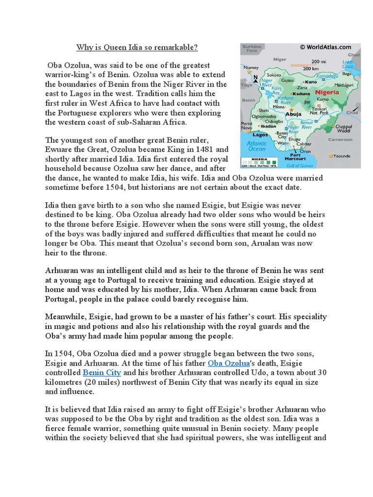 Oba Ozolua Benin City | PDF | Social Science