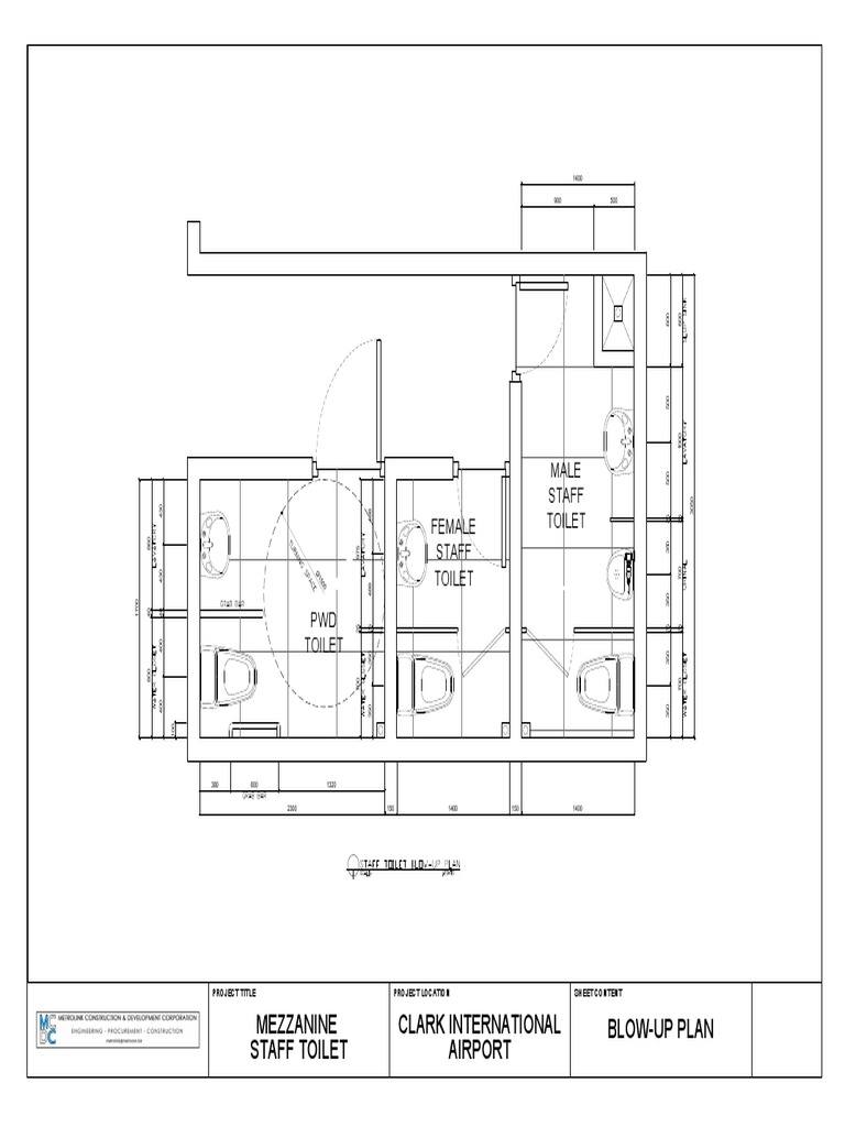 Blow-Up Drawing (Mezzanine CR) | PDF