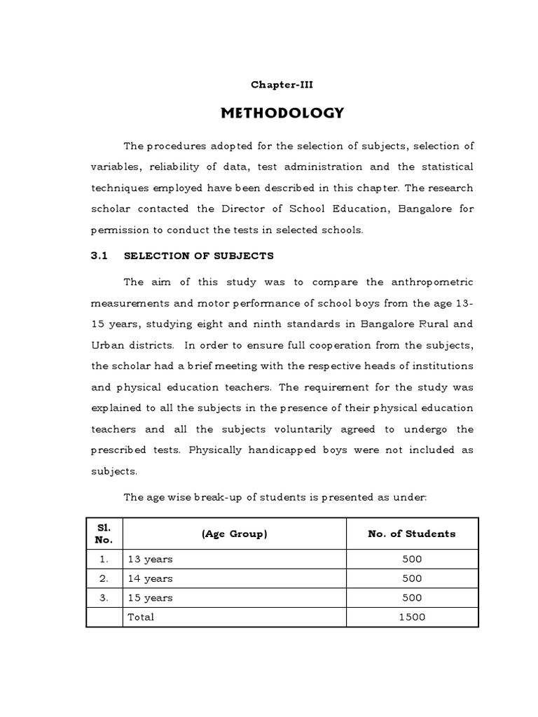 11 - Chapter 3 Methodology | PDF