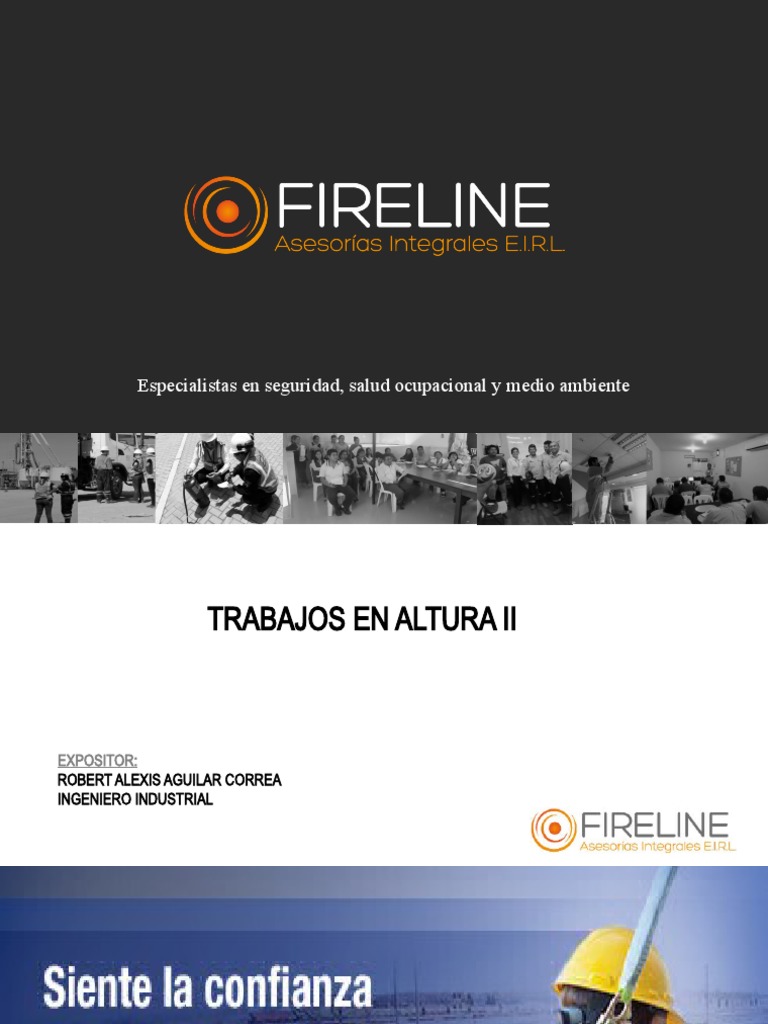 Fireline - Trabajos en Altura Ii | PDF | Andamio | Escalera